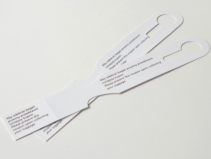 Hotel luggage labels (version 1) – Hotel printing supply