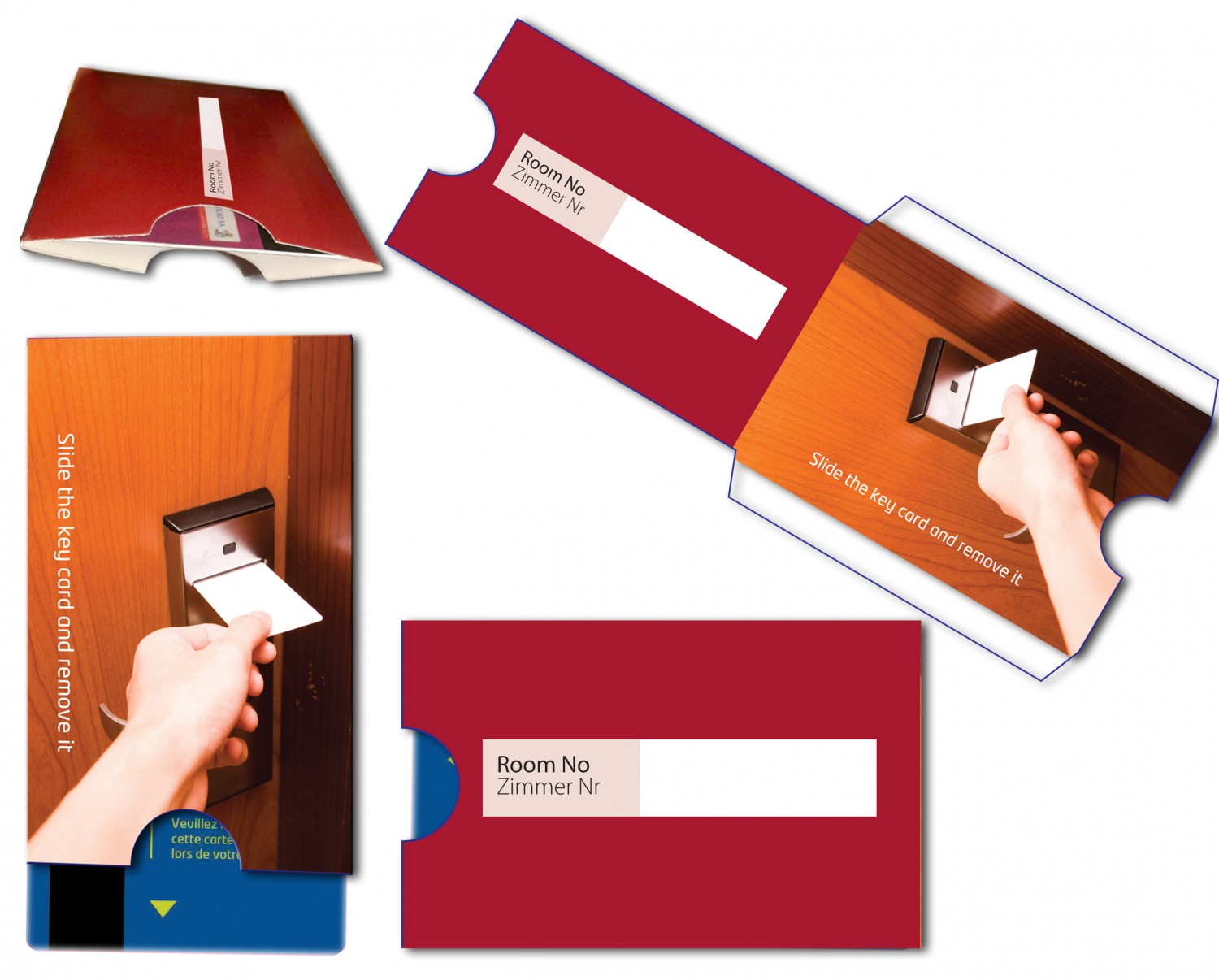 Ready to ship hotel key holder (number 3) – Hotel printing supply