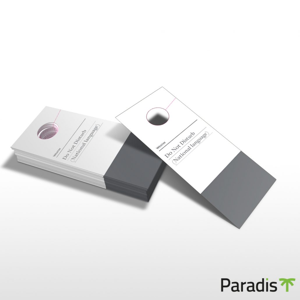 Sheraton door hangers (DND sign) – Hotel printing supply