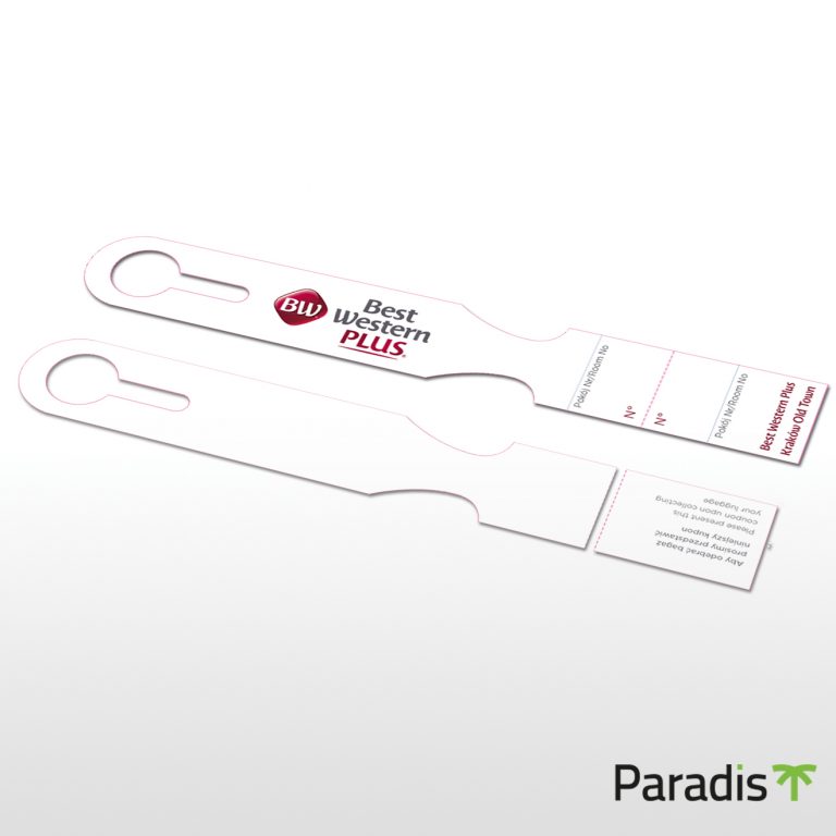 Branded luggage labels – Hotel printing supply