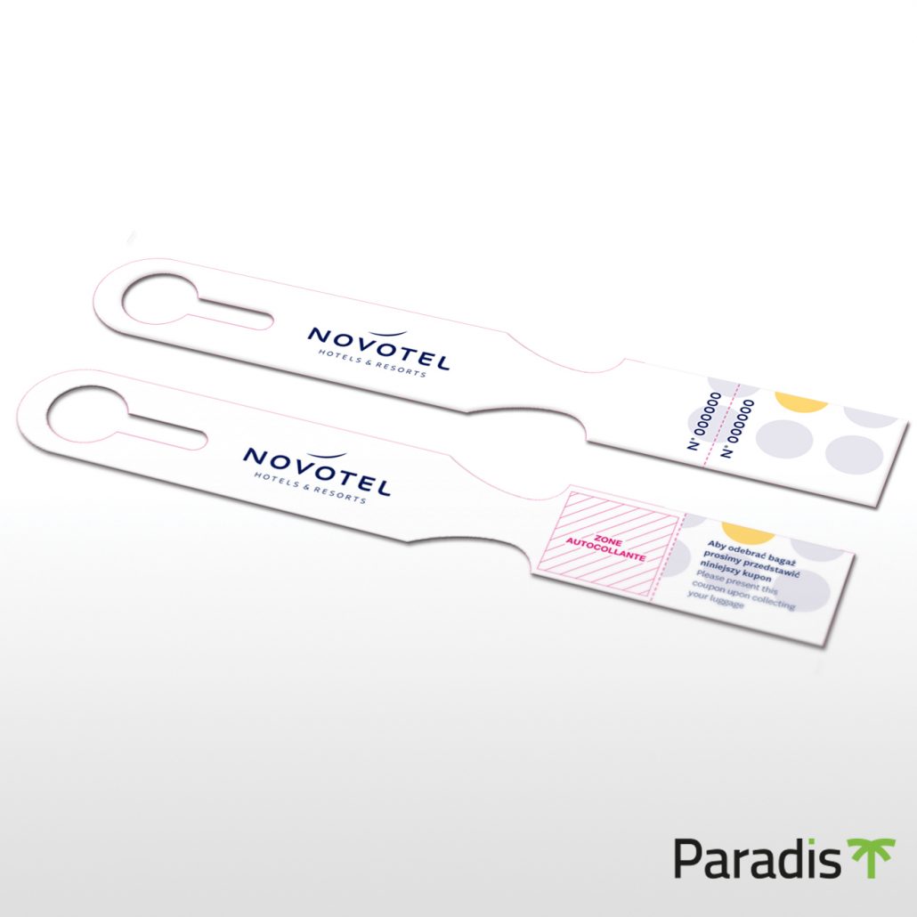 Branded luggage labels – Hotel printing supply