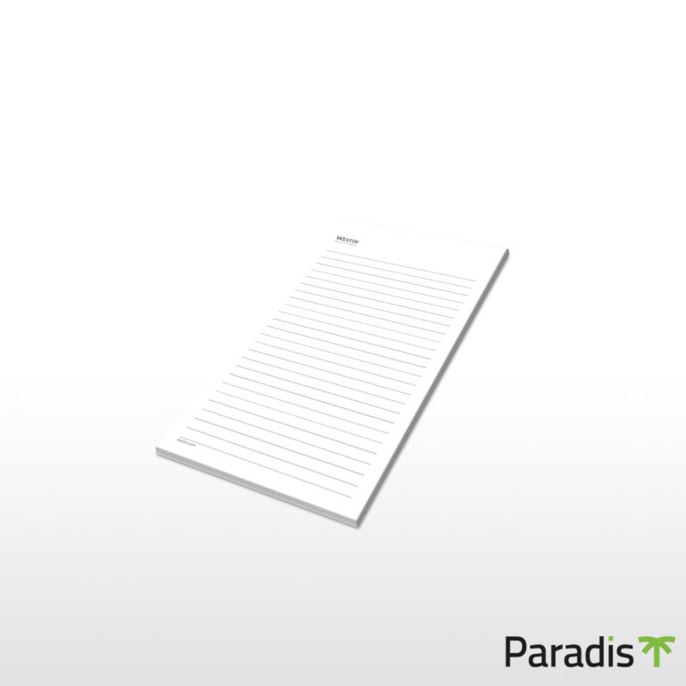 Westin hotel notepads – Hotel printing supply